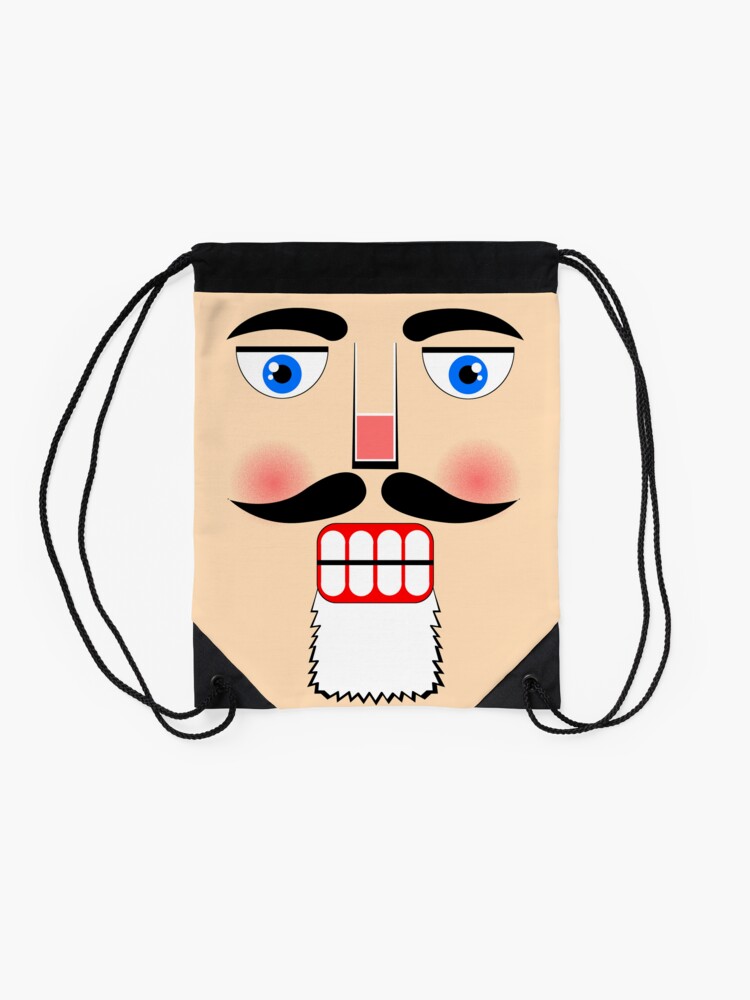 "The Nutcracker Face" Drawstring Bag for Sale by adamcampen | Redbubble