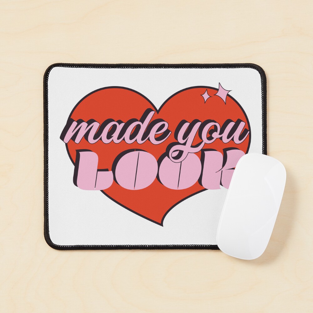 "Made you look" Sticker for Sale by agata-WLDD | Redbubble