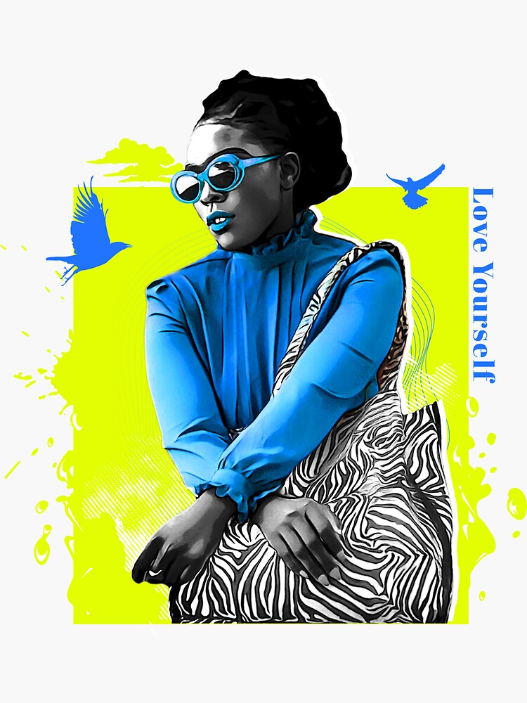 "Creative abstract black woman design" Sticker for Sale by artbyshanae ...