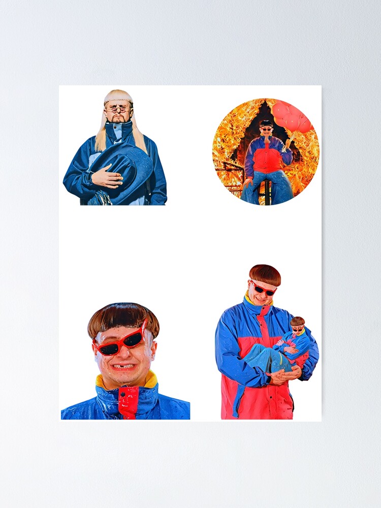 "Oliver Tree Sticker Pack " Poster for Sale by loyalistwhiz | Redbubble