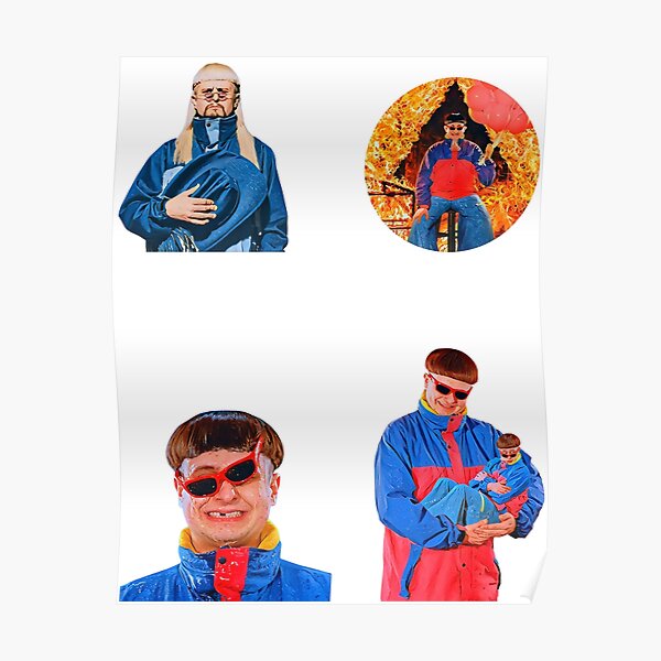 "Oliver Tree Sticker Pack " Poster for Sale by loyalistwhiz | Redbubble