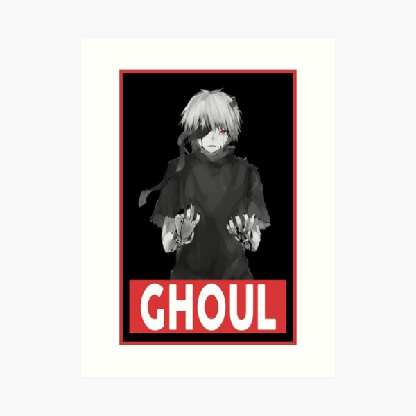 "Ken Kaneki Logo v2" Art Print for Sale by MisterNightmare | Redbubble