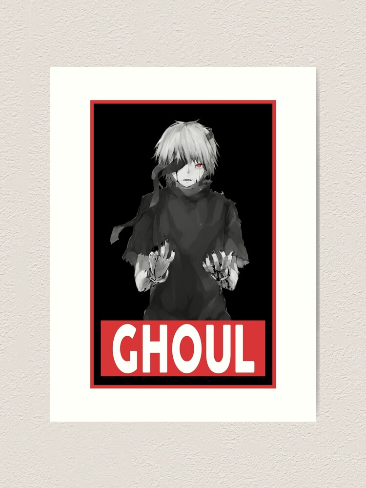 "Ken Kaneki Logo v2" Art Print for Sale by MisterNightmare | Redbubble