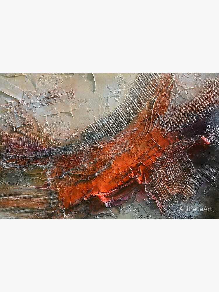 "Abstract Rust Grey Art Print " Framed Art Print for Sale by AndradaArt ...