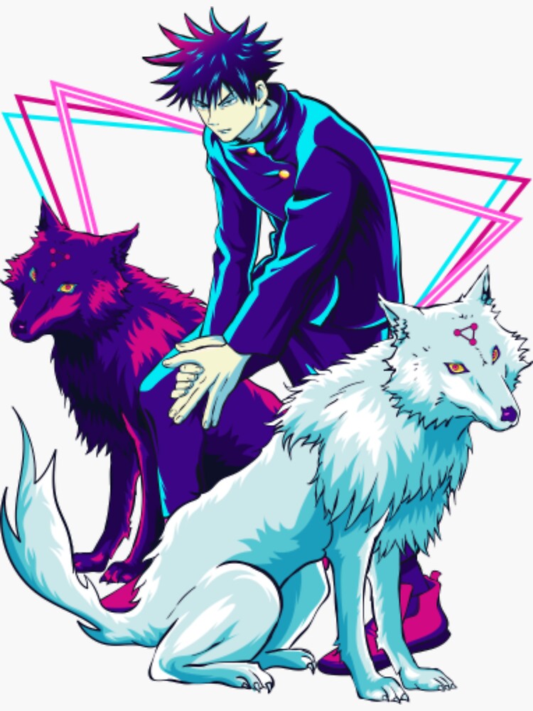 "jujutsu kaisen - Megumi Anime Manga Gift For Fan" Sticker for Sale by ...