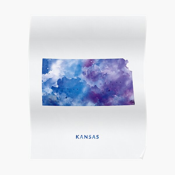 "Kansas" Poster for Sale by MonnPrint | Redbubble