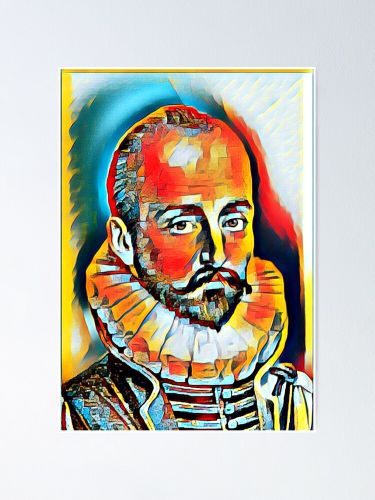 Póster «Obra de Michel de Montaigne | Retrato de Michel de Montaigne ...