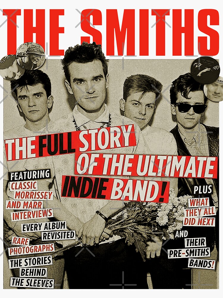 "The Smiths The Full Story Behind The Ultimate Indie Band." Sticker for ...