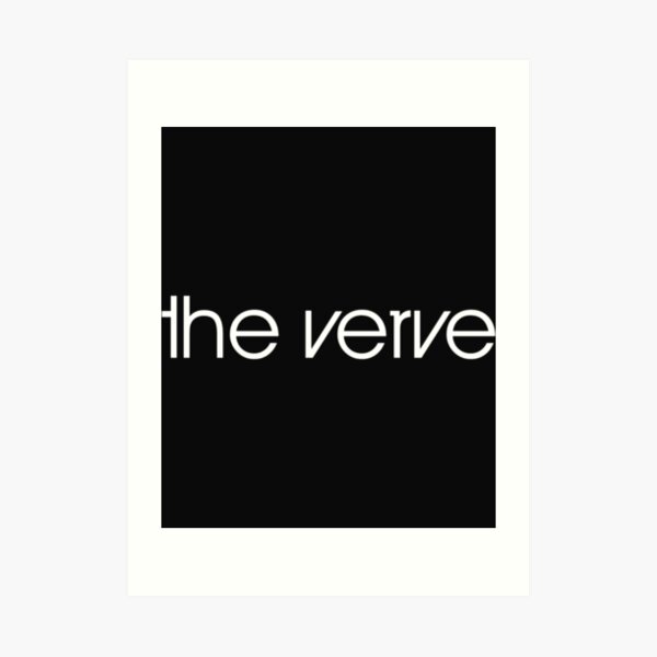 "The Verve UK Band Logo " Art Print for Sale by oldskoolhoolsa | Redbubble