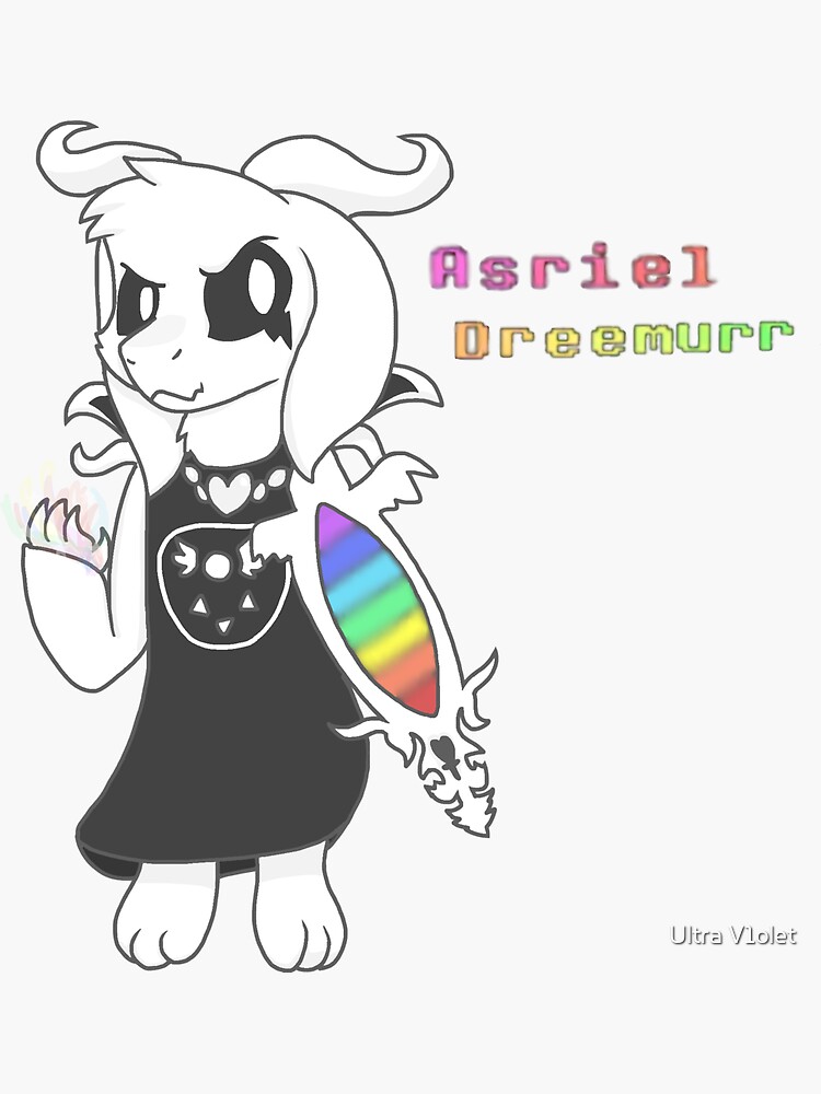 "Asriel chaos buster" Sticker for Sale by FabledCave | Redbubble