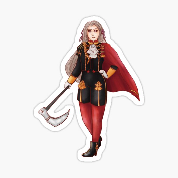 "Edelgard (pre-timeskip)" Sticker for Sale by purplesan | Redbubble