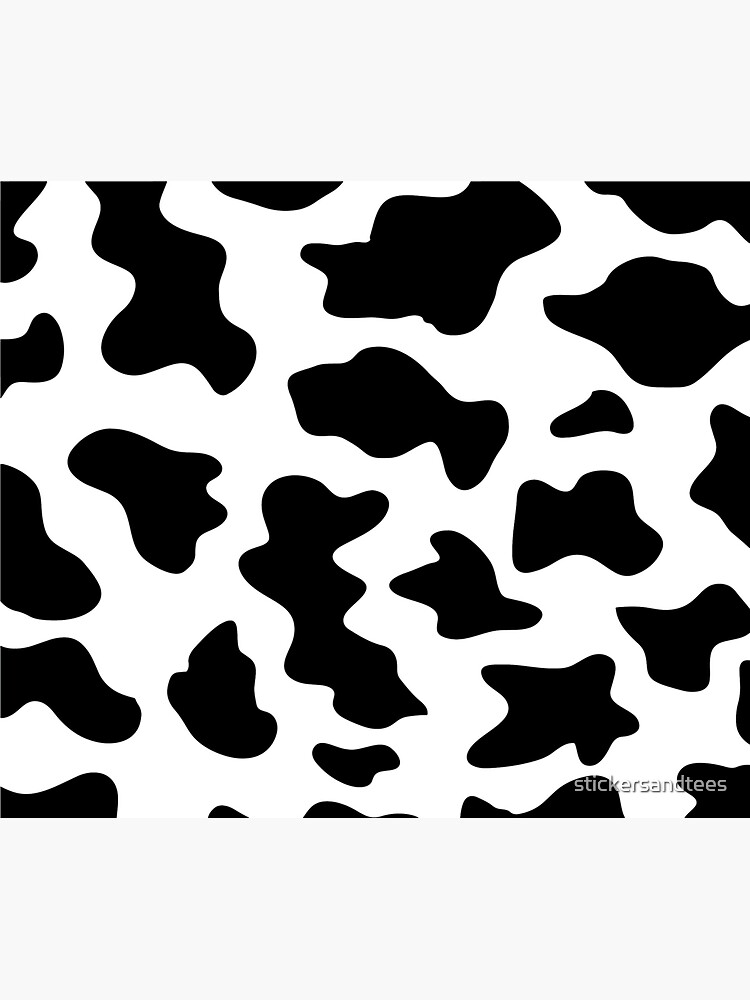 "Cool Cow Print Animal Cartoon Pattern Mini Skirt" Sticker by ...