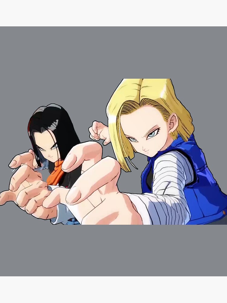 Android 17 And Android 18 Accel Dance Poster For Sale By Frame N Play Redbubble 4187