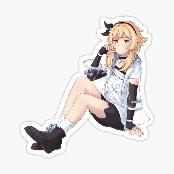 "Lumine | Modern | Genshin Impact" Sticker for Sale by KrisiChiki ...