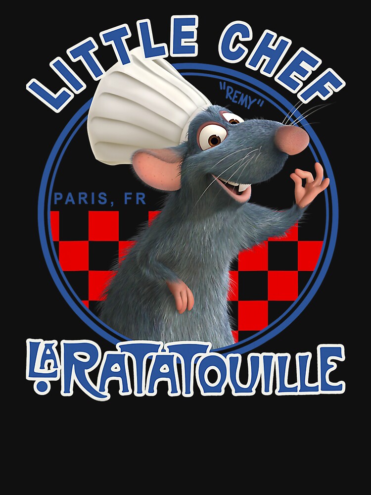 "Pixar Ratatouille Remy Little Chef Graphic" T-shirt for Sale by ...