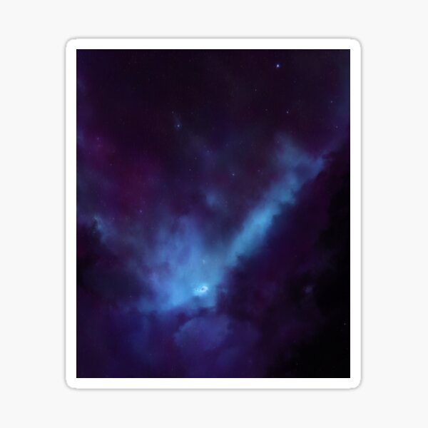 "Galaxy Nebula " Sticker for Sale by SpaceRipple | Redbubble