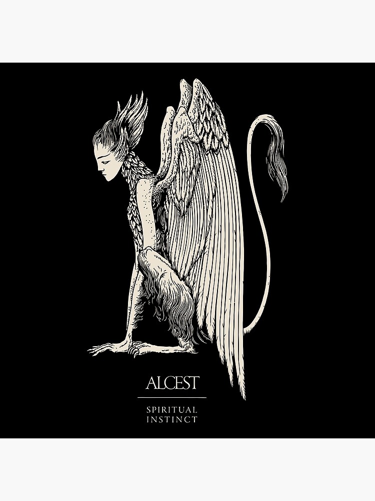 "alcest band logo" Poster for Sale by hercutba | Redbubble