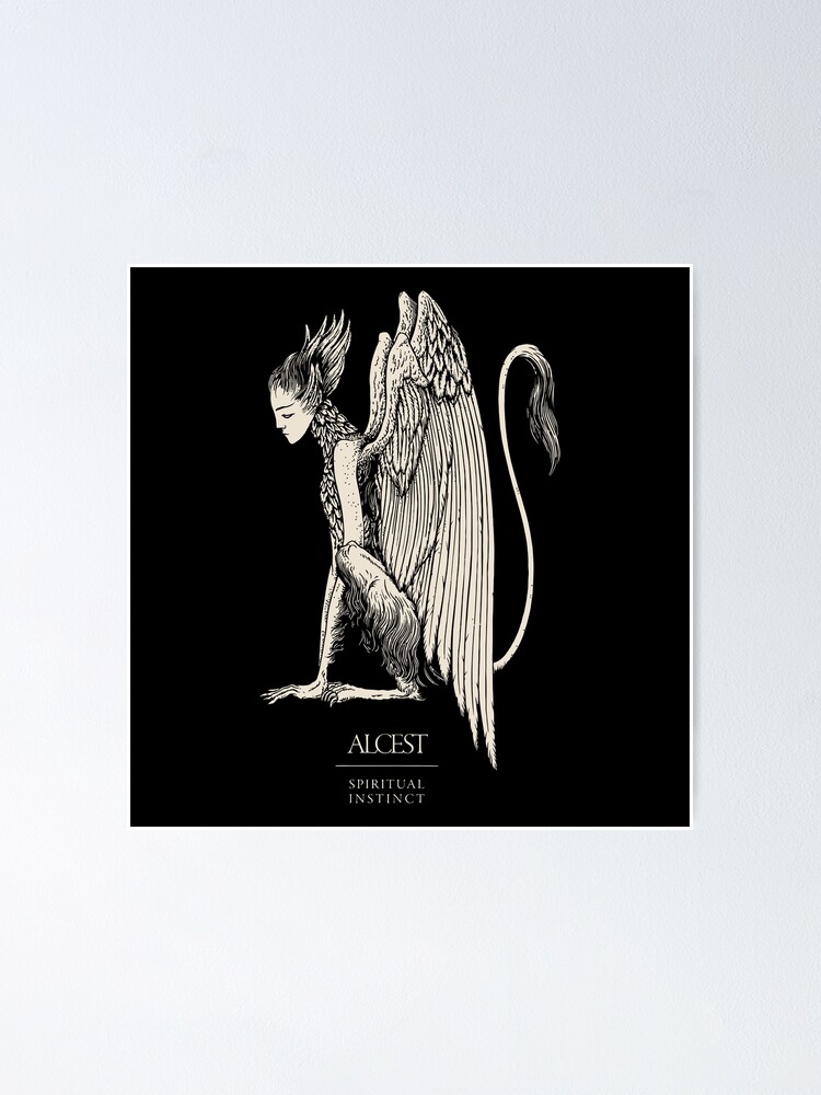 "alcest band logo" Poster for Sale by hercutba | Redbubble