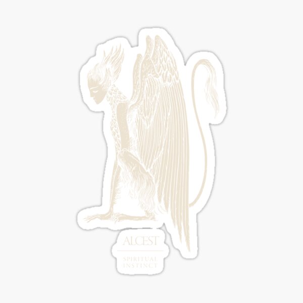"alcest band logo" Sticker for Sale by hercutba | Redbubble