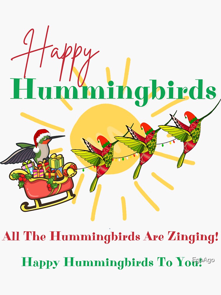"HAPPY HUMMINGBIRDS - HOLIDAY HUMMINGBIRDS - HUMMINGBIRD LIFE ...