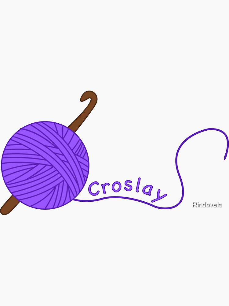 "Croslay" Sticker for Sale by Rindovale | Redbubble