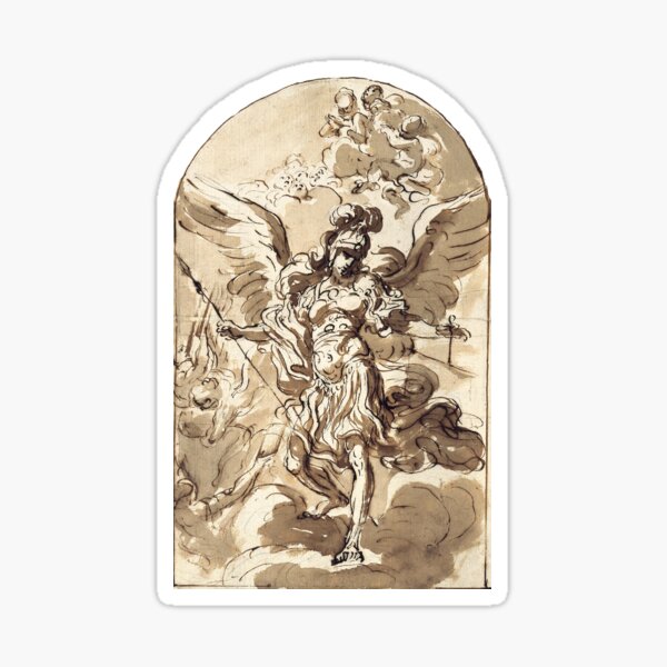 "The Archangel Michael" Sticker for Sale by Old-fowers | Redbubble