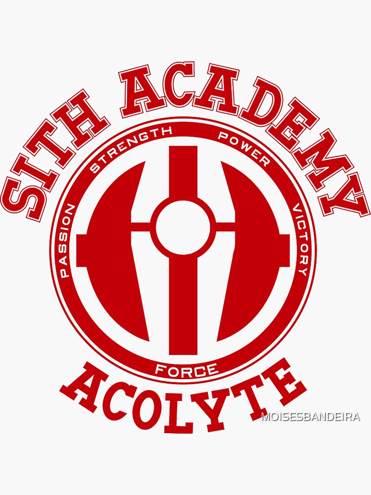 "SITH ACADEMY" Sticker for Sale by MOISESBANDEIRA | Redbubble