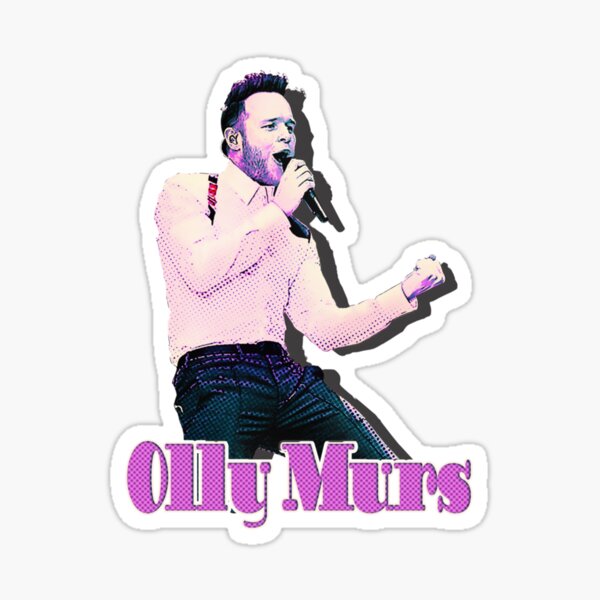 "olly murs retro art " Sticker for Sale by starsaltse | Redbubble