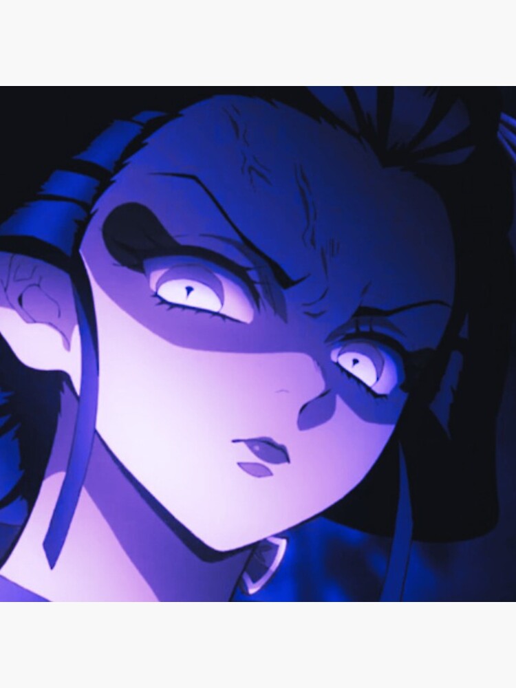 "Daki's Death Stare Design" Sticker for Sale by Anime-Frenzzzy | Redbubble