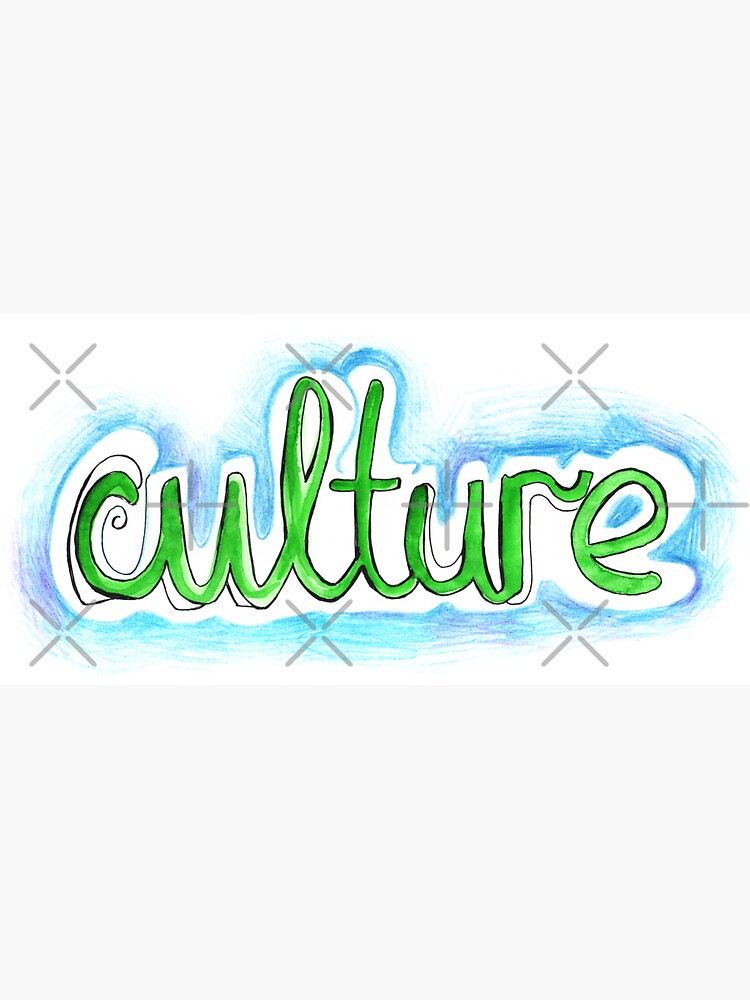 "Culture watercolor lettering | Culture watercolor hand lettering ...