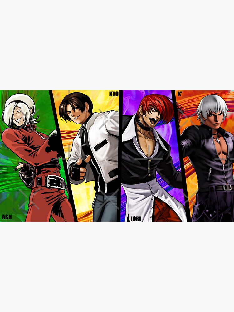 "KOF Heroes" Sticker for Sale by KOF-Guy | Redbubble