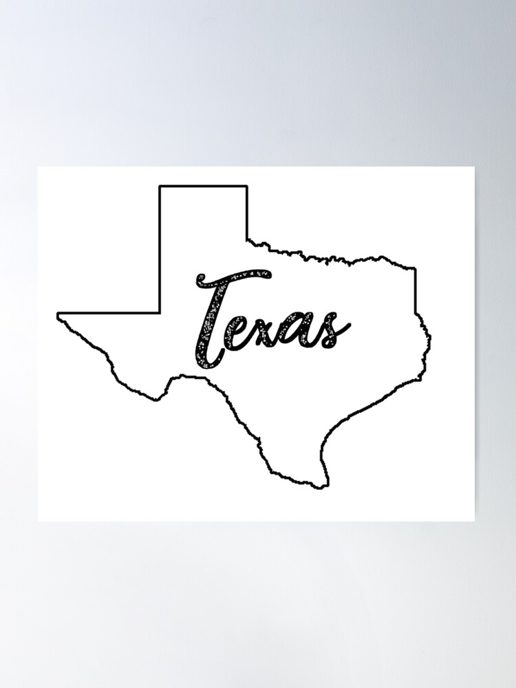 Texas State Clip Art With Lights