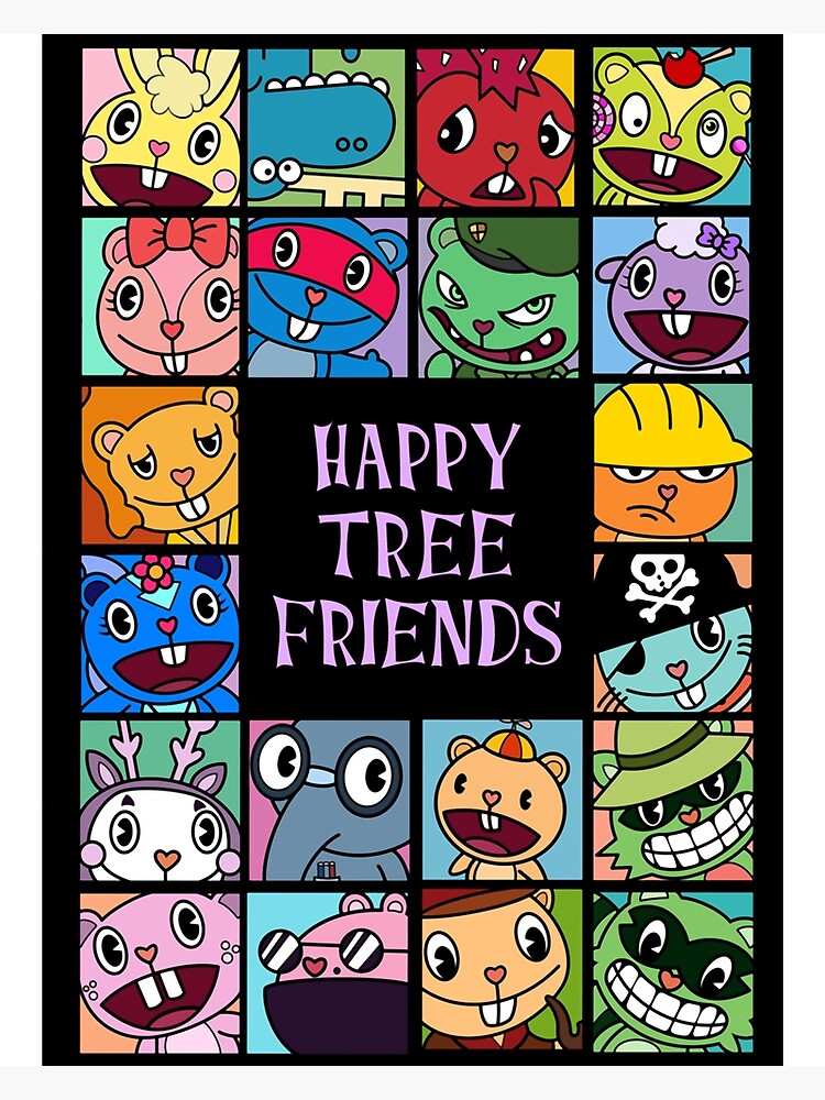"Happy Tree Friends" Poster for Sale by mellolowenk | Redbubble
