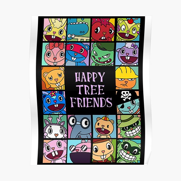 "Happy Tree Friends" Poster for Sale by mellolowenk | Redbubble