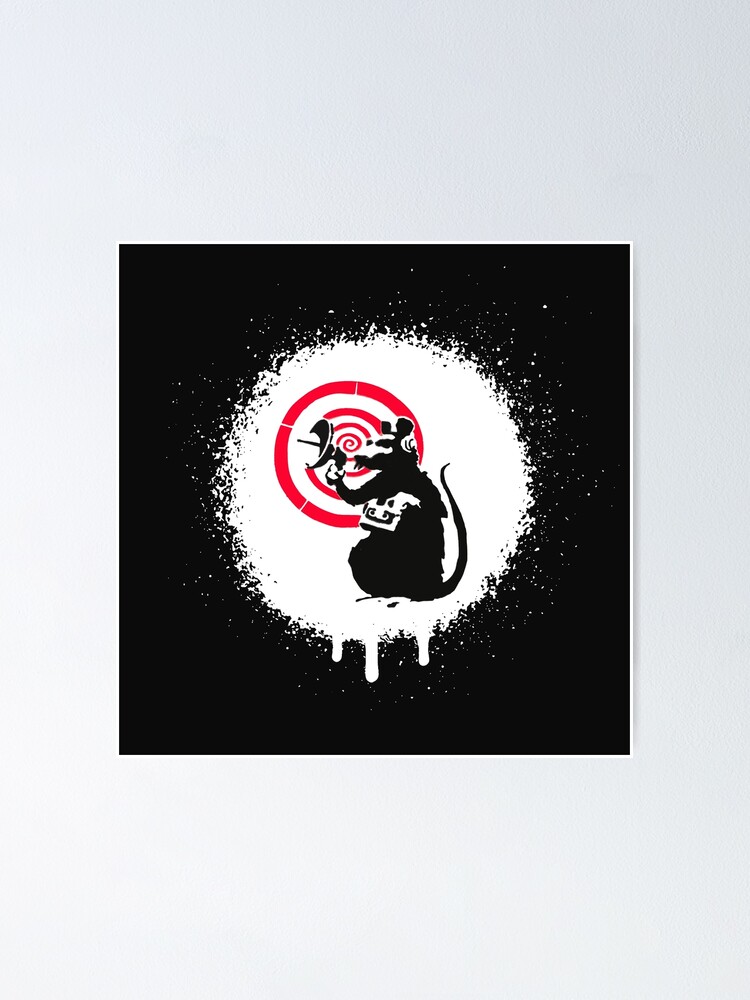 "Radar Rat - Banksy Police State" Poster for Sale by WE-ARE-BANKSY ...