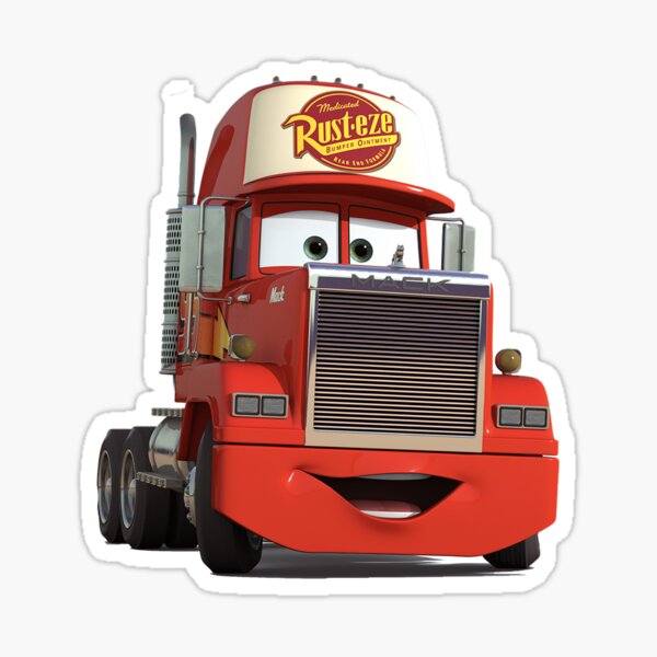 "Red Truck Cars" Sticker for Sale by AviToys | Redbubble