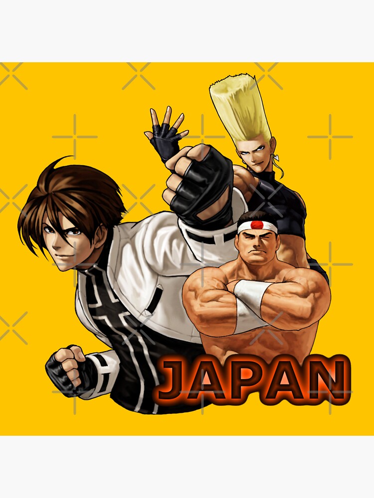 "KOF Japan Team" Sticker for Sale by KOF-Guy | Redbubble