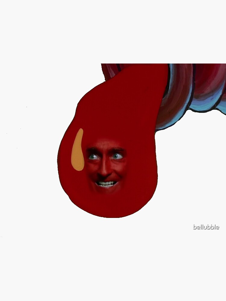 "drop of volcano sauce" Sticker for Sale by bellubble | Redbubble