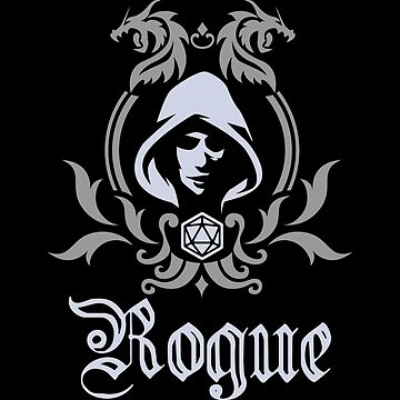 "D&D Rogue Class Simple Emblem | Dungeons and Dragons" Sticker for Sale ...