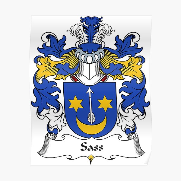 "Sass" Poster for Sale by HaroldHeraldry | Redbubble
