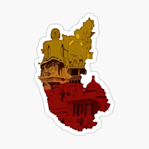 "kannada rajyotsava" Sticker for Sale by VexIconic | Redbubble