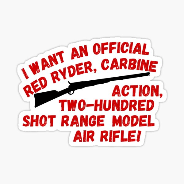 "Red Ryder" Sticker for Sale by tarenaco | Redbubble