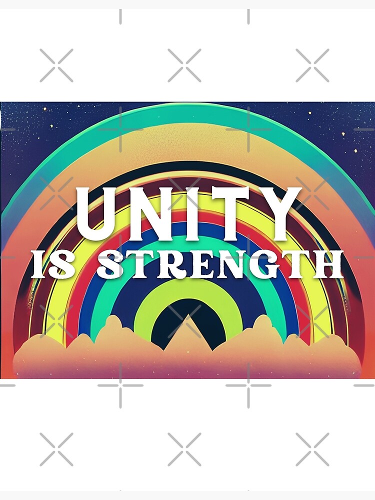 "Unity is Strength" Poster for Sale by praveendake | Redbubble