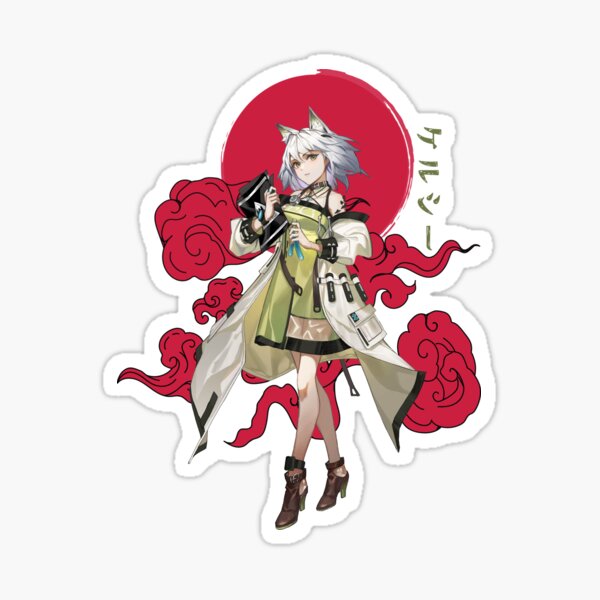 "Kal'tsit" Sticker for Sale by Sakuga | Redbubble