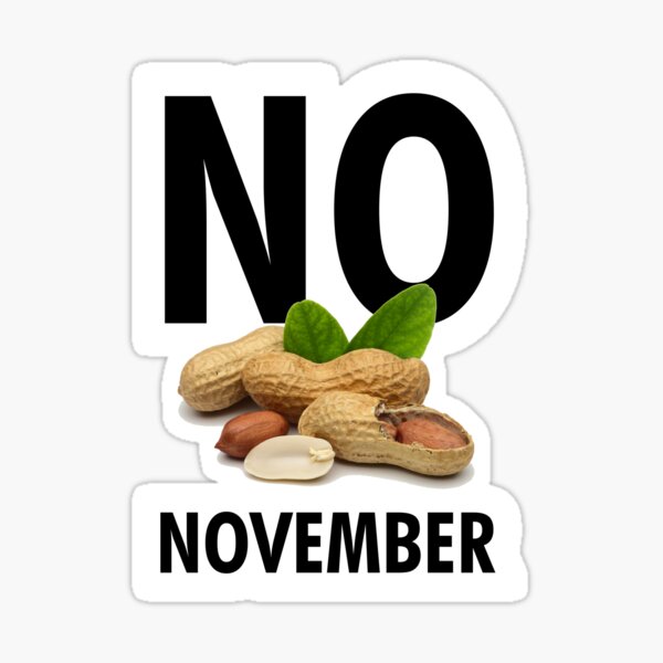 "No Nut November meme - NNN" Sticker for Sale by SFSA-graphics | Redbubble