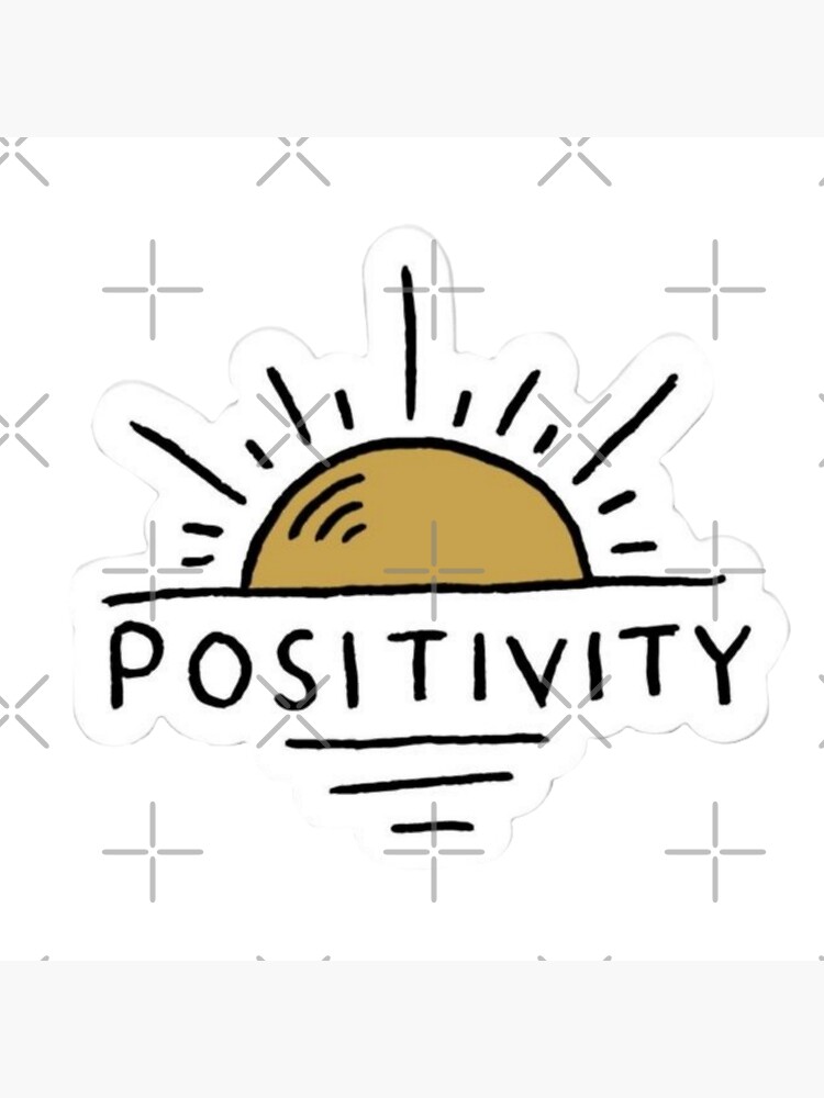 "Positivity Sun Sticker" Poster for Sale by shannondunnx | Redbubble