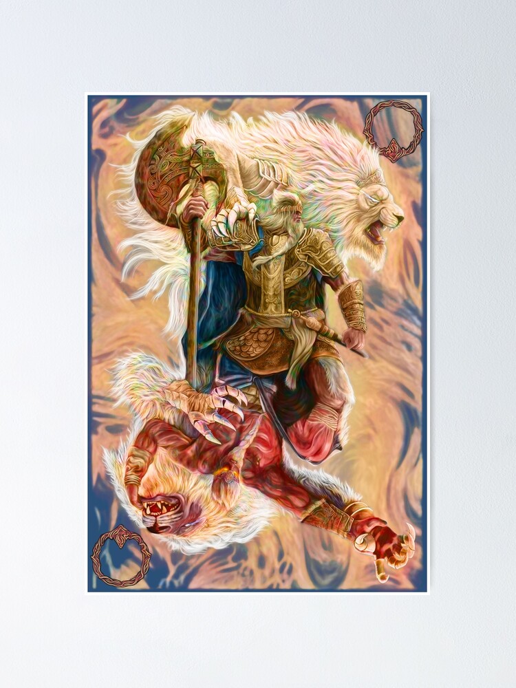 "Lord Godfrey / Hoarah Loux" Poster for Sale by GlamorousUnwell | Redbubble