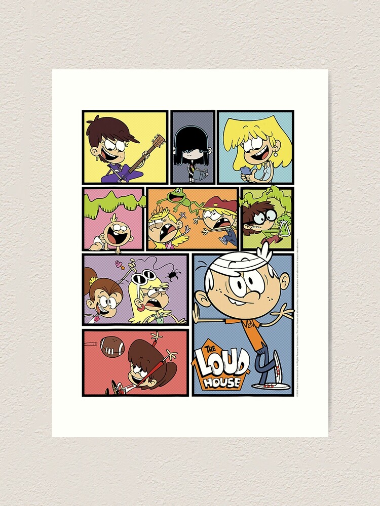 "The Loud House Panel Portrait Logo" Art Print for Sale by miglexler4 ...