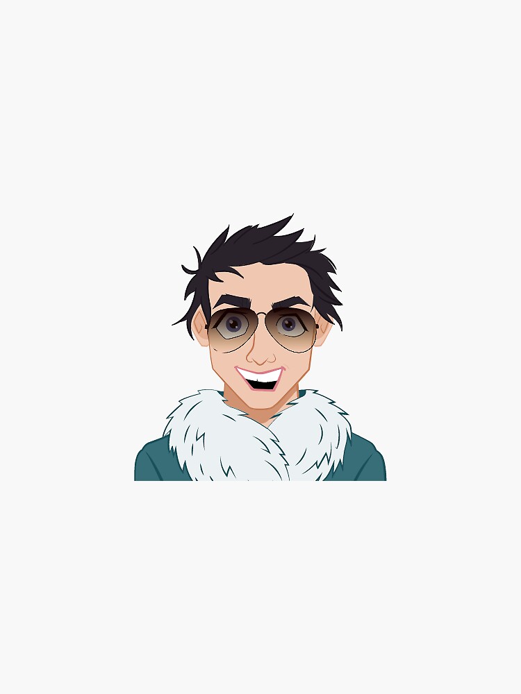 "Smart Looking Avatar" Sticker for Sale by Smart-Gallery | Redbubble