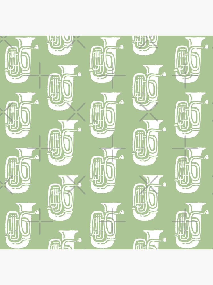 "Tuba" Sticker for Sale by tonymagnerart | Redbubble